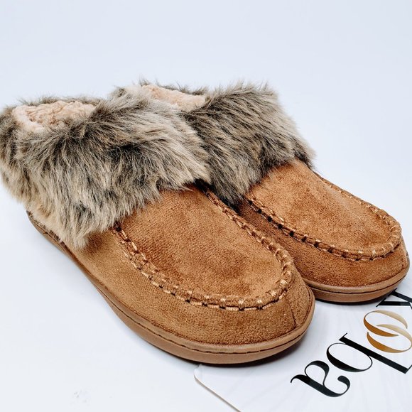 Kooba | Shoes | Kooba Faux Fur Ankle Stitch Front Slippers New | Poshmark